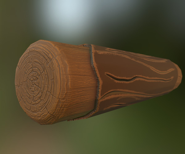 ArtStation - Stylized Log | Resources