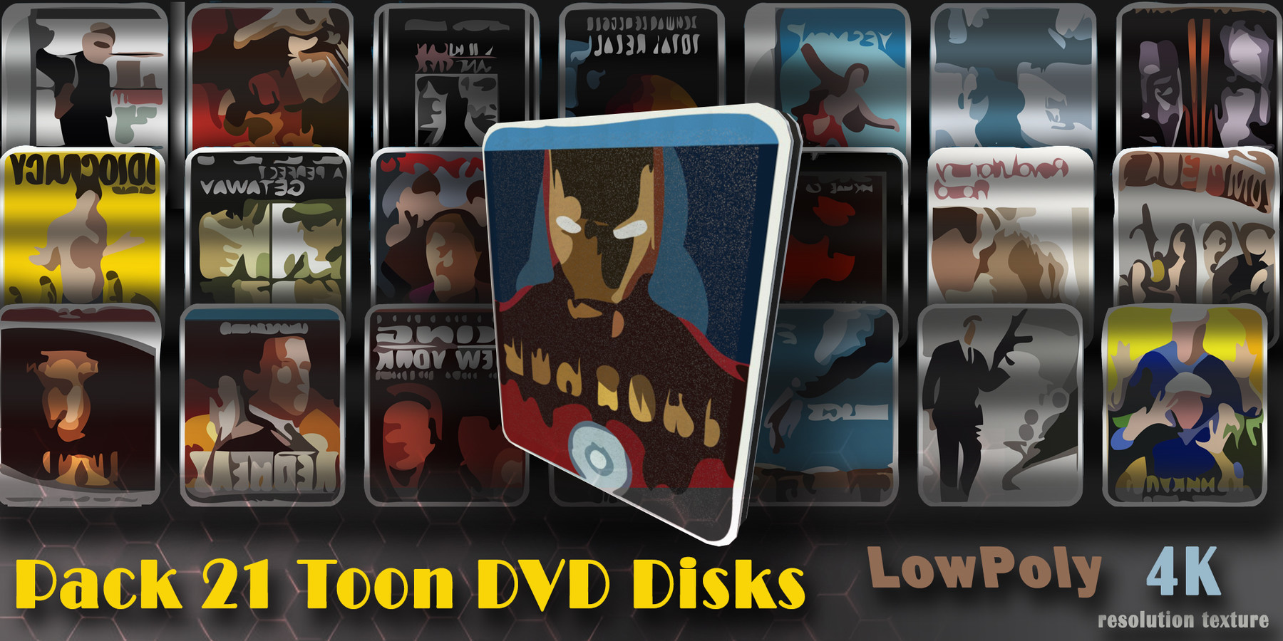 ArtStation - 21 DVD Cartoon disks | Resources