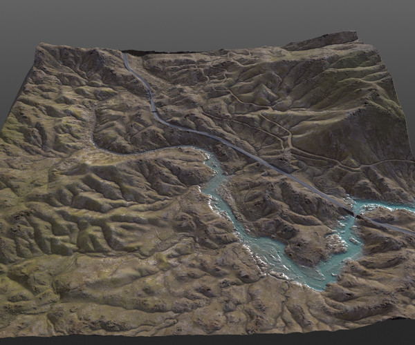 ArtStation - Valley 8K Terrain PBR Texture | Game Assets