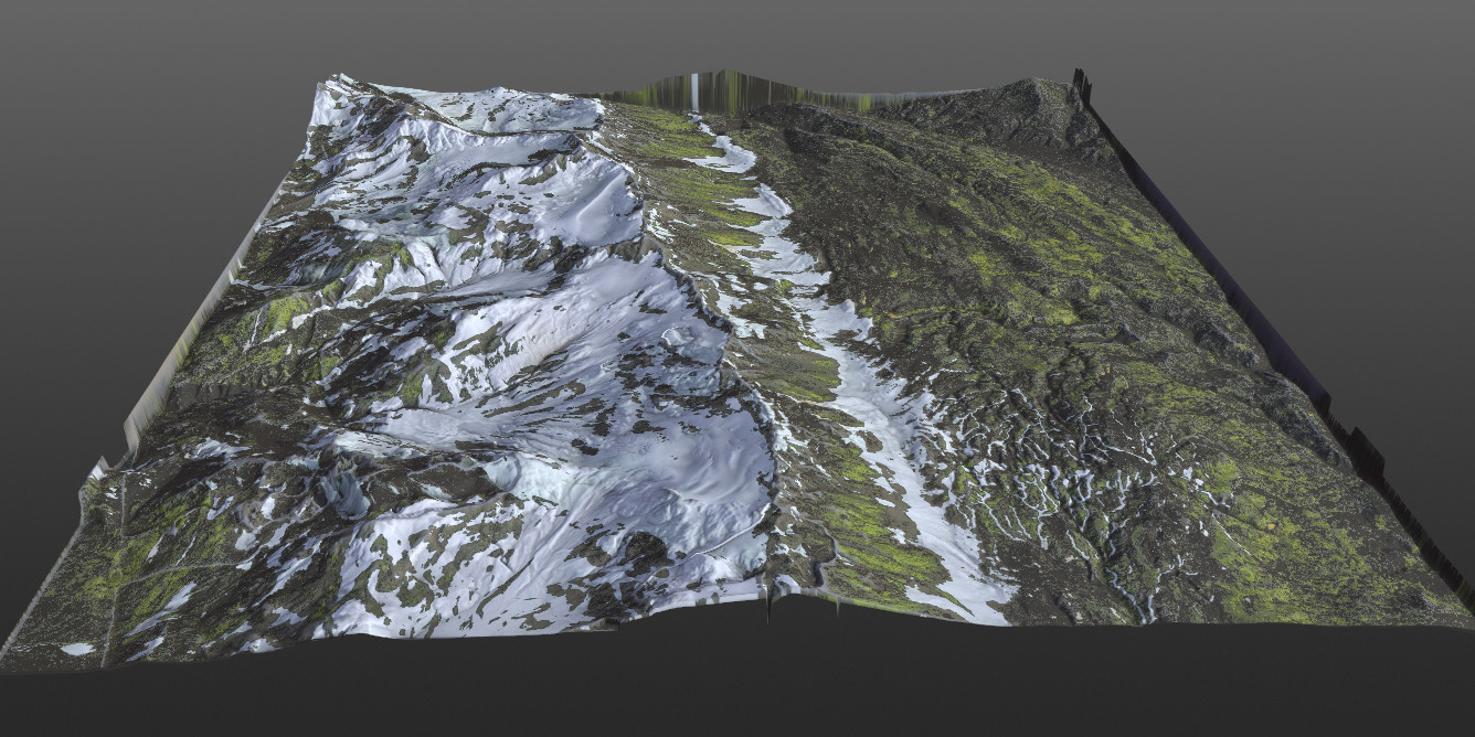 Enis Berge - Snowy Terrain 8K Texture PBR