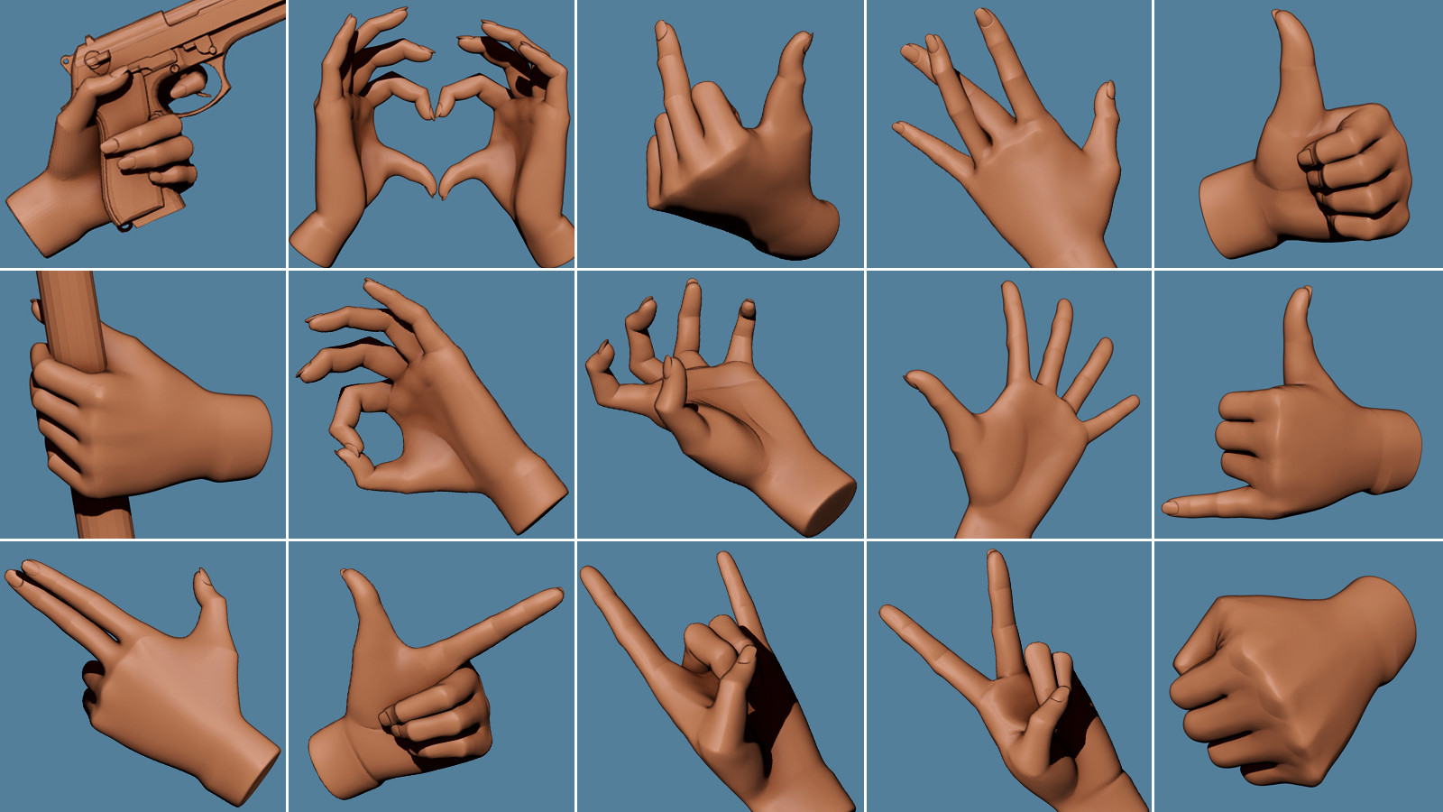 ArtStation - hands_PACK | Brushes