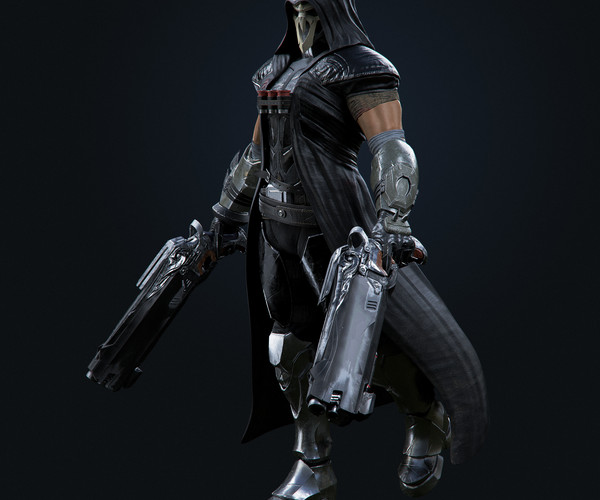 ArtStation - Reaper Fan Art Timelapse Video PART 01 (GUN) | Tutorials