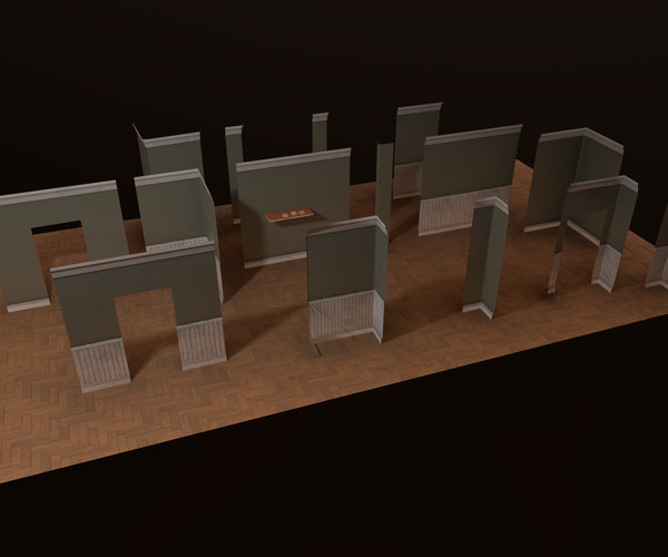 ArtStation - Modular Walls - PBR | Game Assets