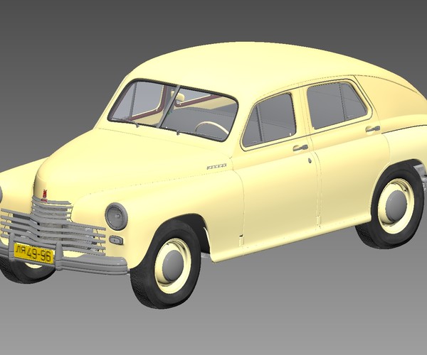 ArtStation - GAZ-M20 Pobeda | Resources