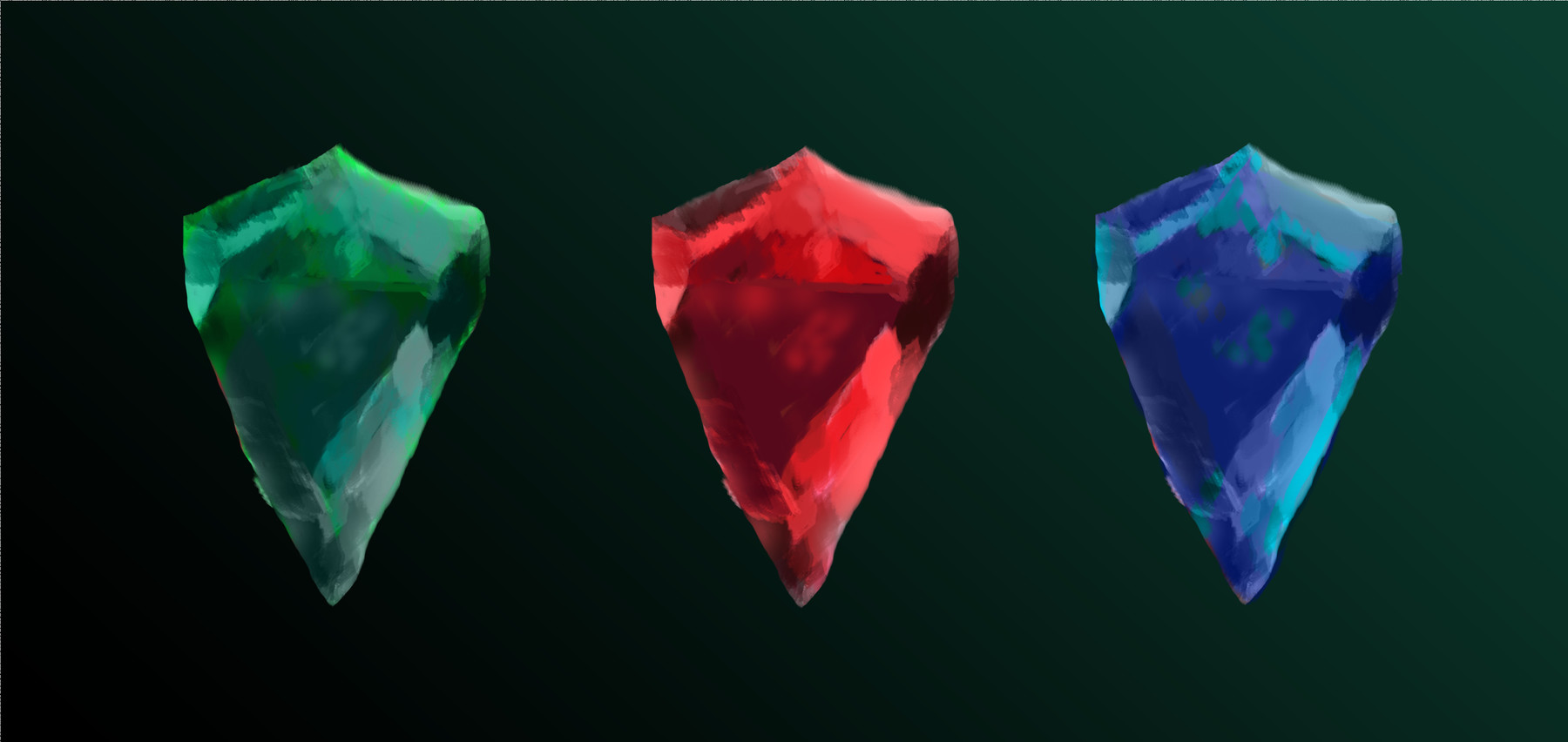 ArtStation - Precious stones | Game Assets