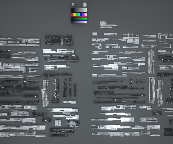 ArtStation - 3D Greebles set 2 | Resources