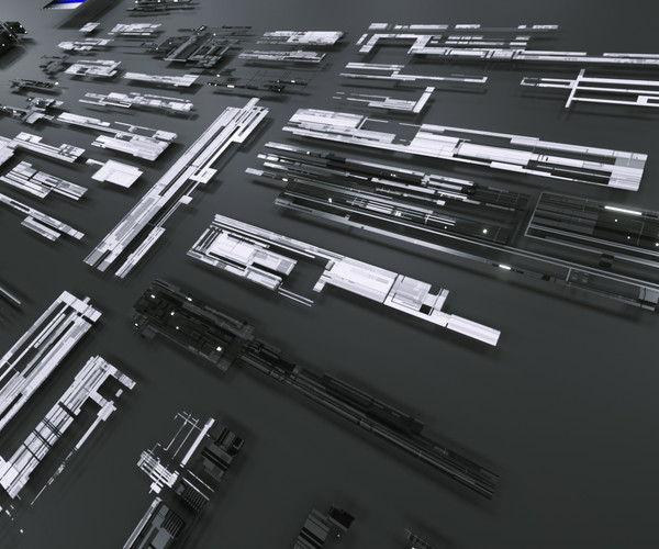 ArtStation - 3D Greebles set 2 | Resources