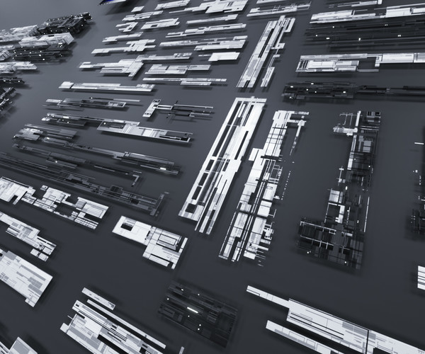 ArtStation - 3D Greebles set 2 | Resources