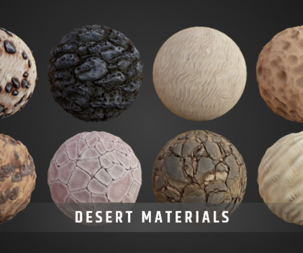 ArtStation - Stylized Desert Material Pack | Game Assets