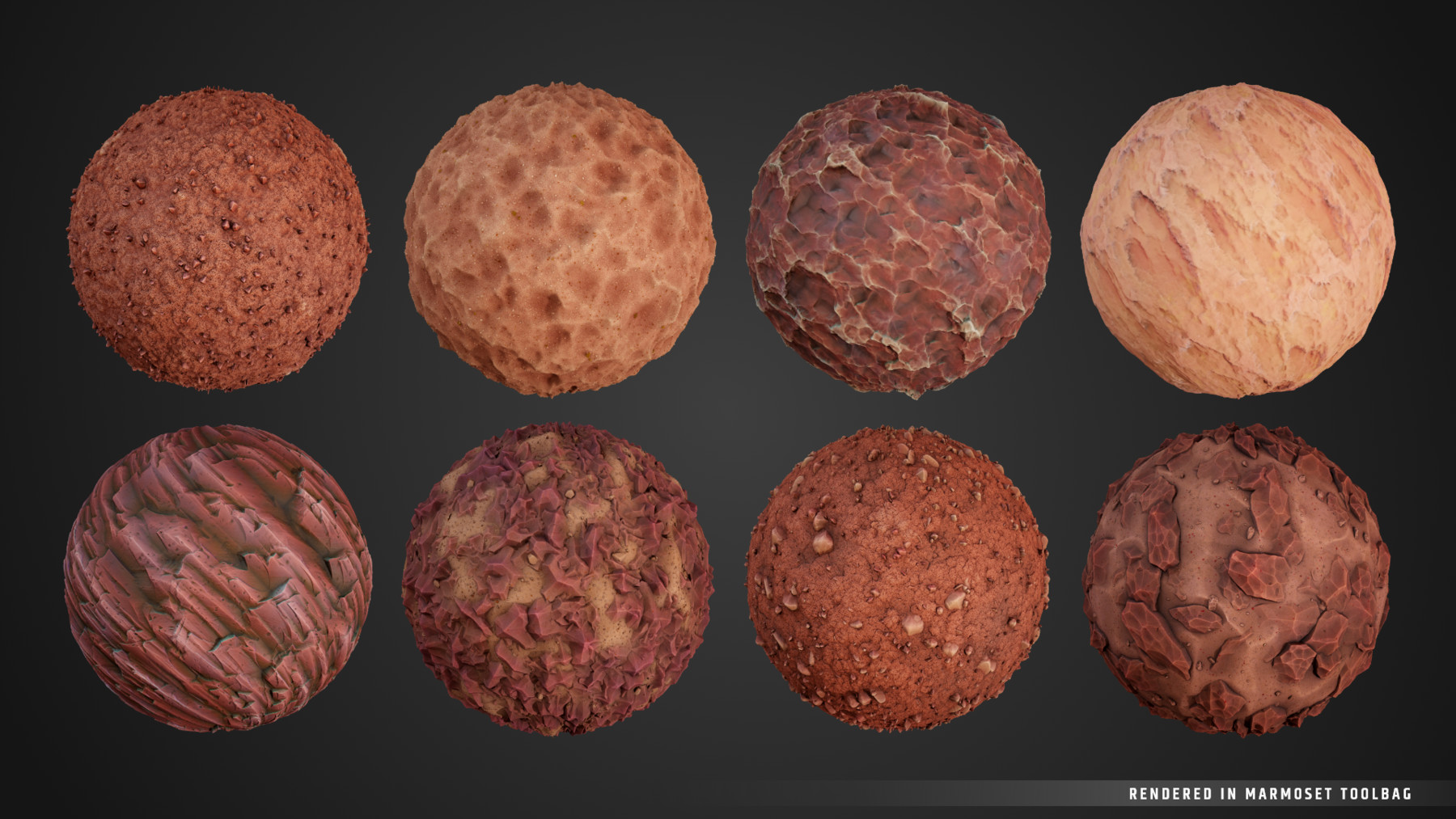ArtStation - Stylized Mars Material Pack | Game Assets