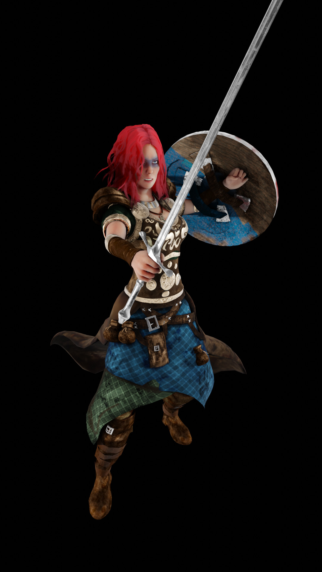 ArtStation - Warrior Character 3d model | Game Assets