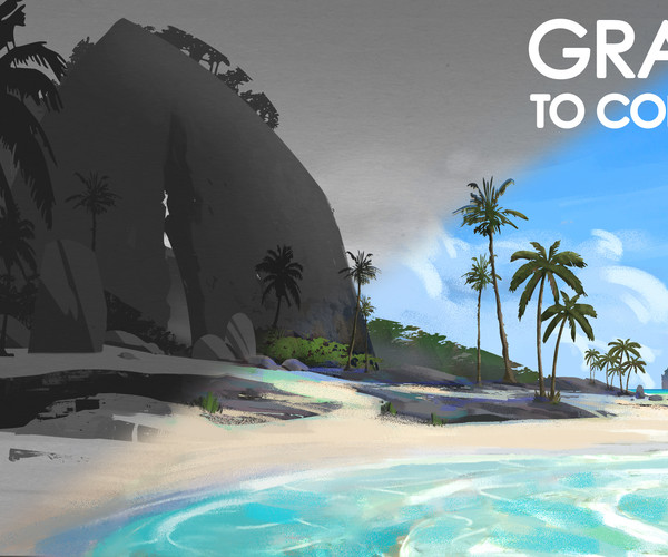 ArtStation - Grayscale To Colour Process | Tutorials