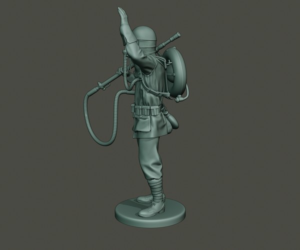 ArtStation - German soldier ww1 saluting G5 | Resources