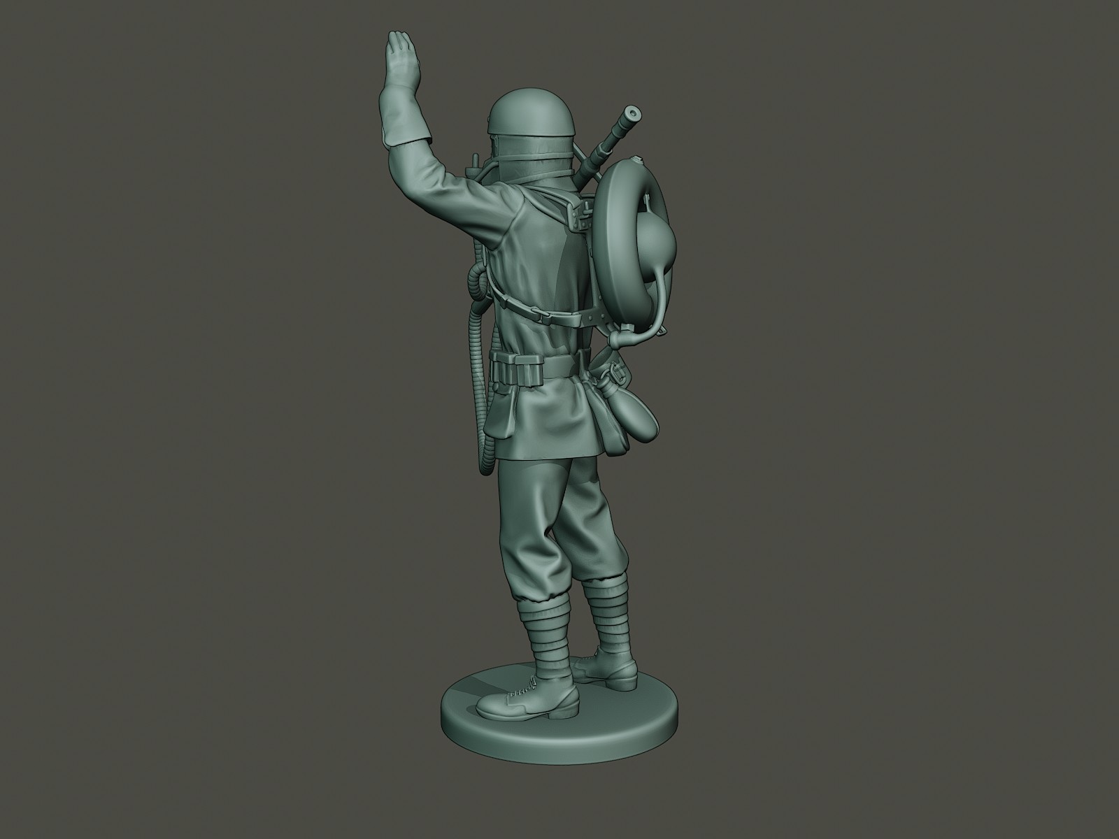 ArtStation - German soldier ww1 saluting G5 | Resources