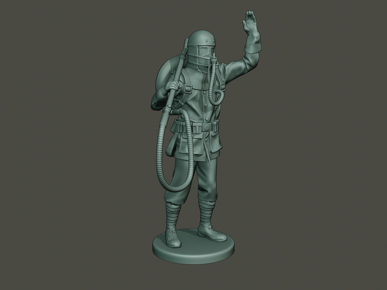 ArtStation - German soldier ww1 saluting G5 | Resources