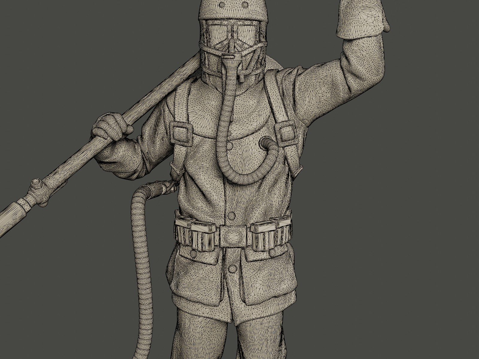 ArtStation - German soldier ww1 saluting G5 | Resources