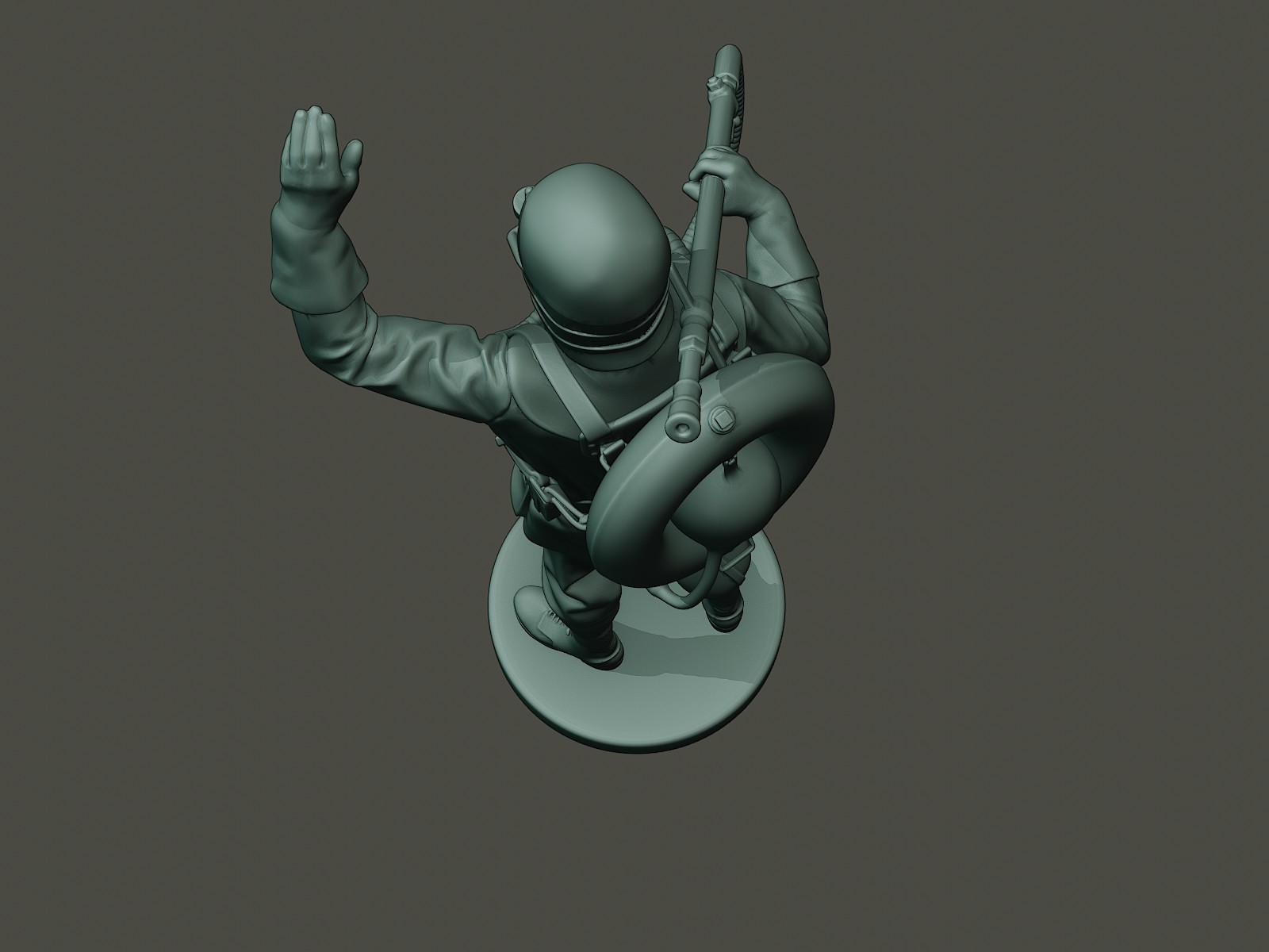 ArtStation - German soldier ww1 saluting G5 | Resources