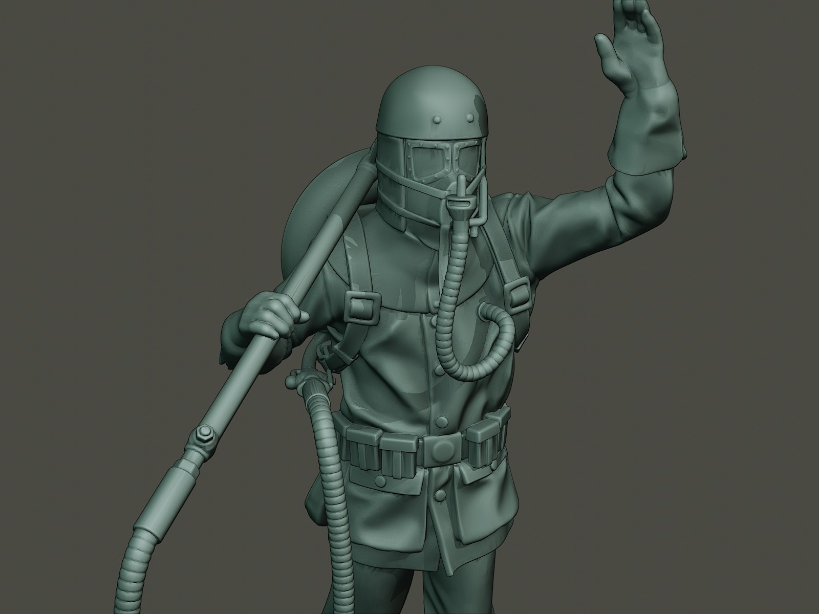 ArtStation - German soldier ww1 saluting G5 | Resources