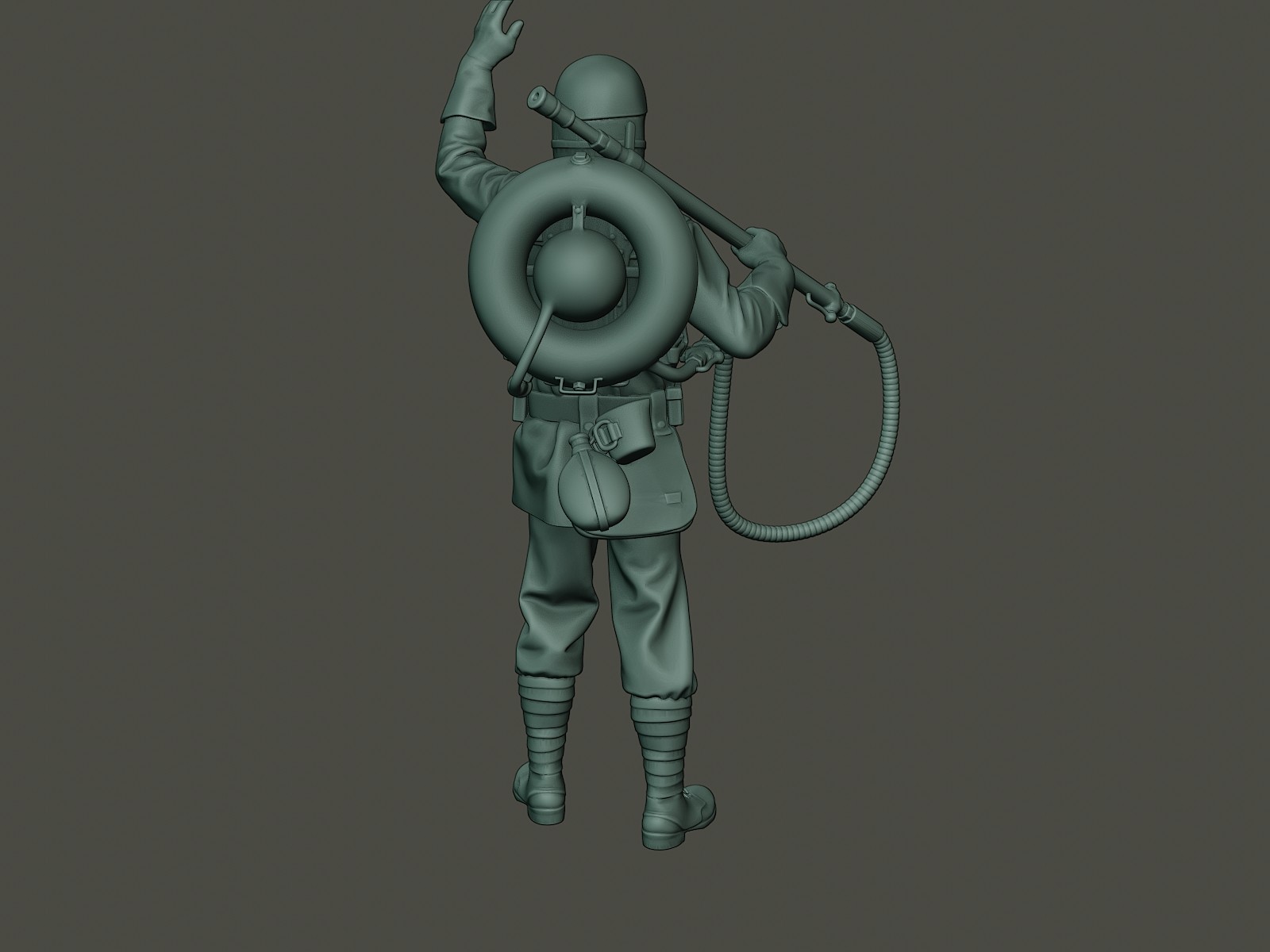 ArtStation - German soldier ww1 saluting G5 | Resources