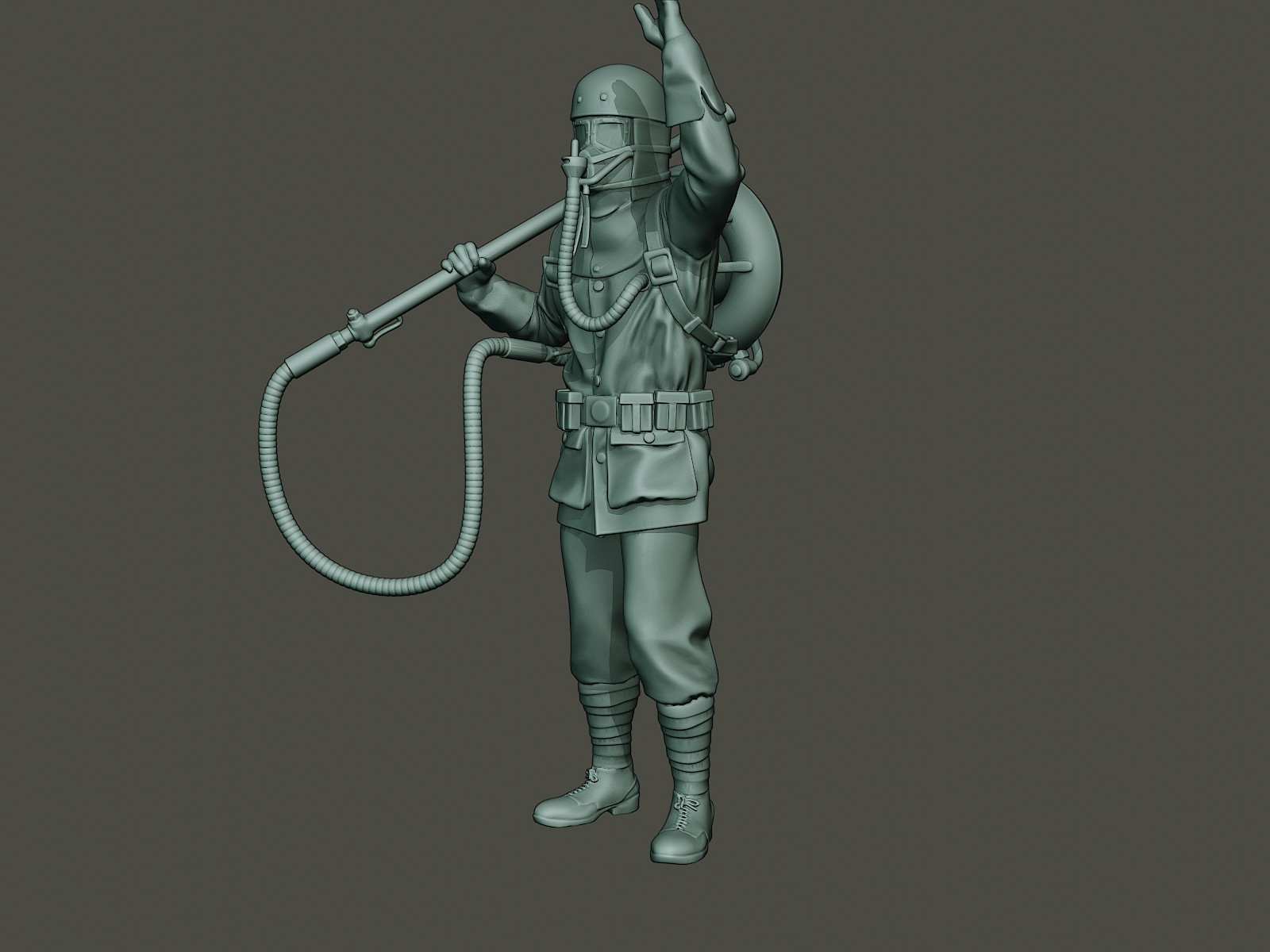 ArtStation - German soldier ww1 saluting G5 | Resources