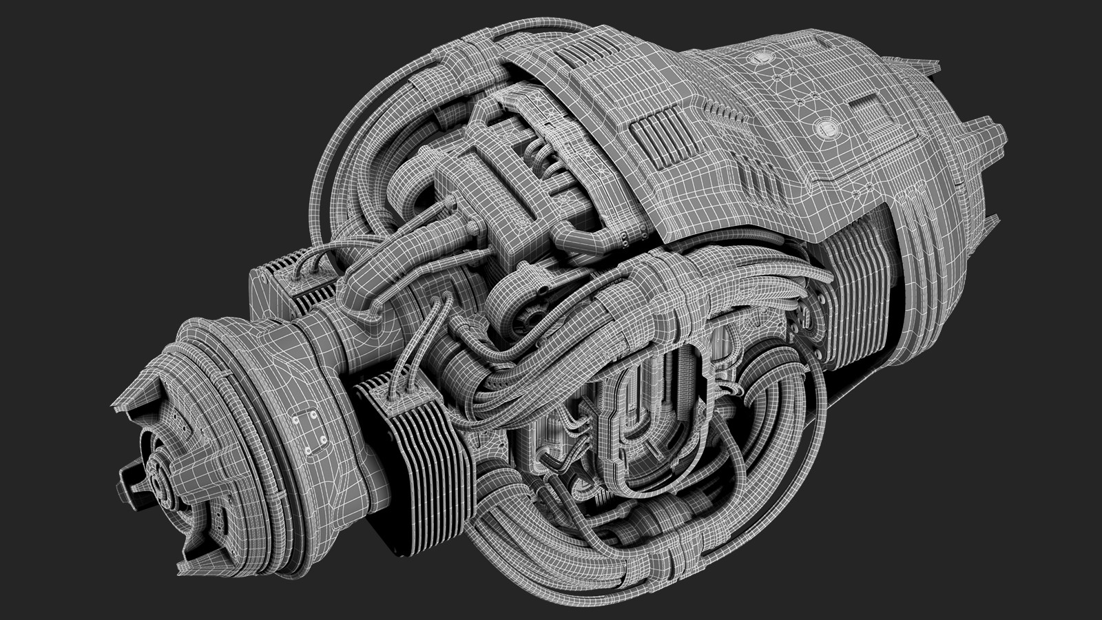 ArtStation - Sci Fi CORE C1 KITBASH ELEMENT 3D model | Resources