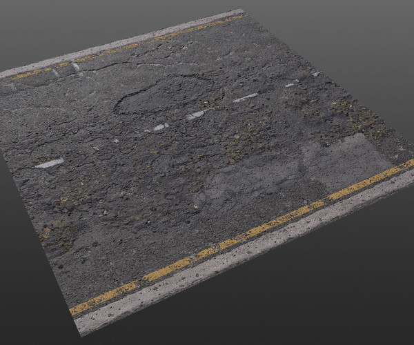 ArtStation - Post Apocalyptic Roads | Game Assets