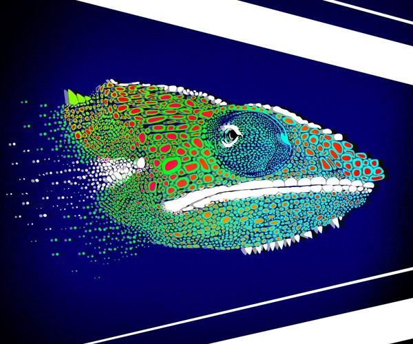 ArtStation - Chameleon Poster | Artworks