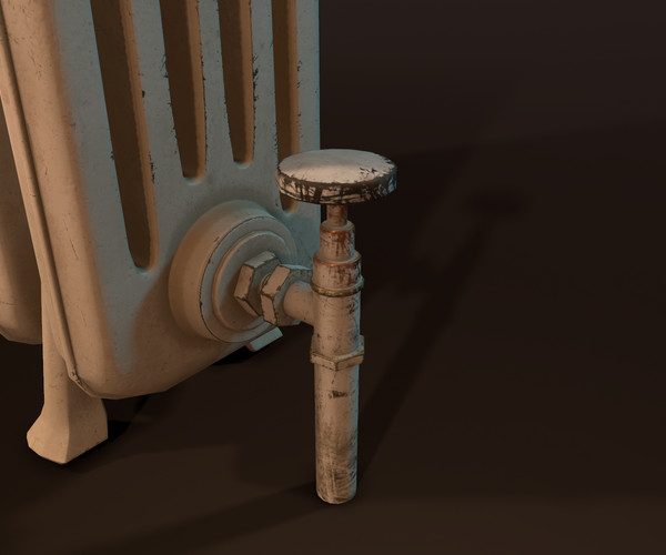 ArtStation - Old Radiator - PBR Model | Game Assets