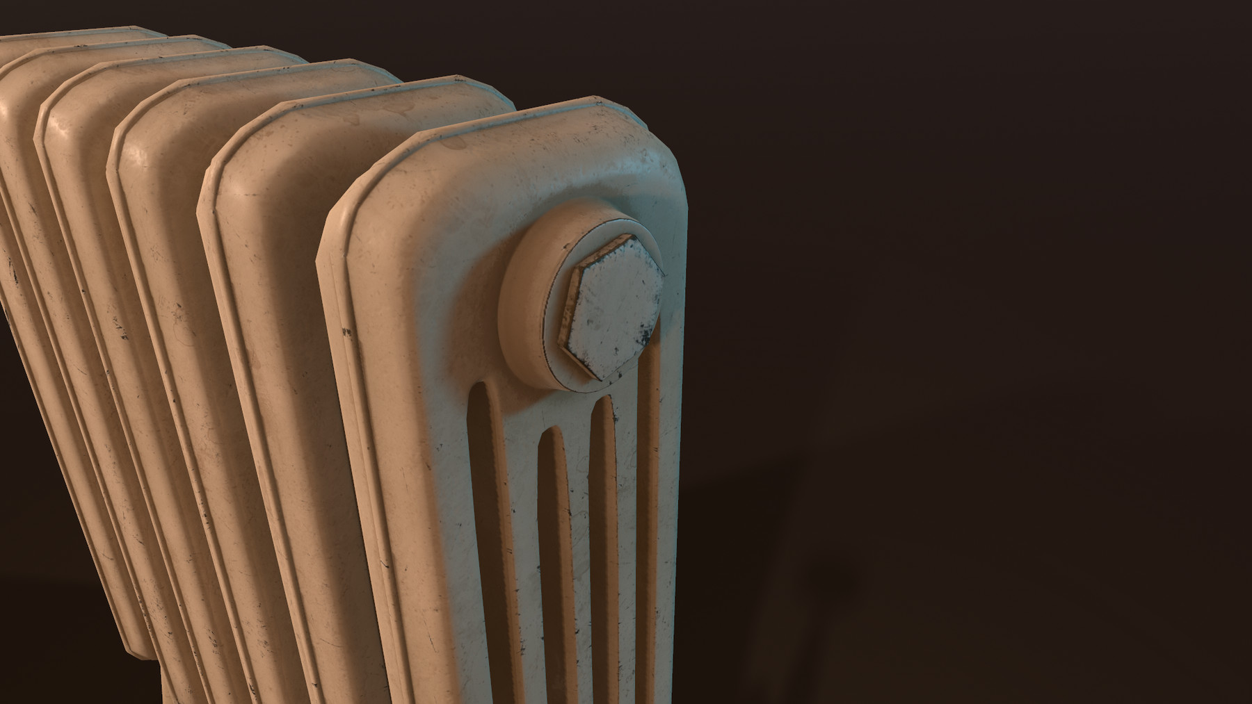 ArtStation - Old Radiator - PBR Model | Game Assets