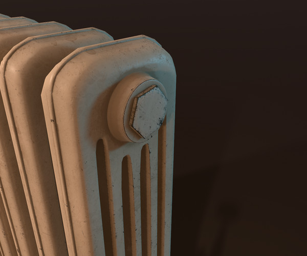 ArtStation - Old Radiator - PBR Model | Game Assets
