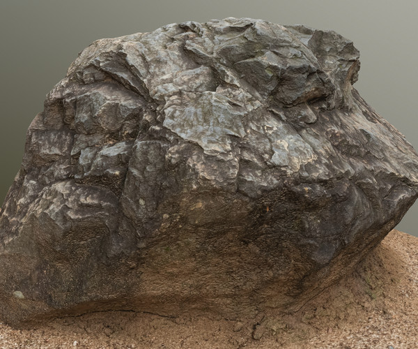 ArtStation - Photoscan_Rock_0001_only HighPoly Mesh (16K Texture ...