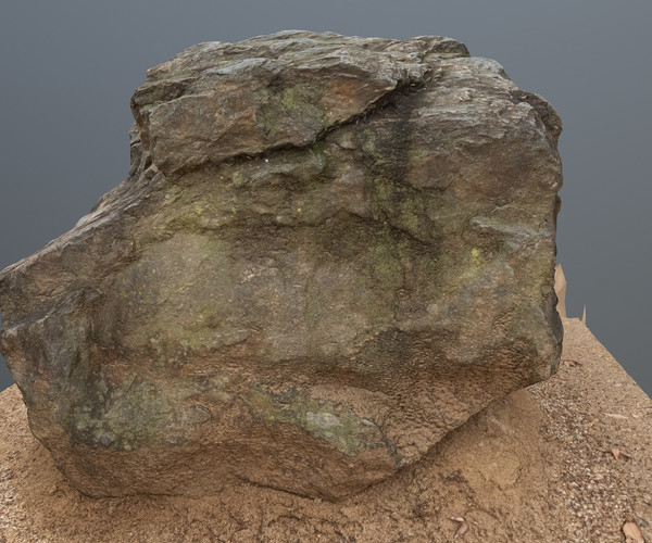 ArtStation - Photoscan_Rock_0001_only HighPoly Mesh (16K Texture ...