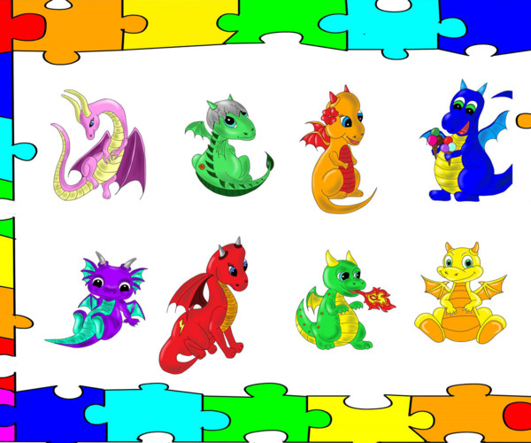 ArtStation - COLORING BOOK - My little dragon | Books & Comics