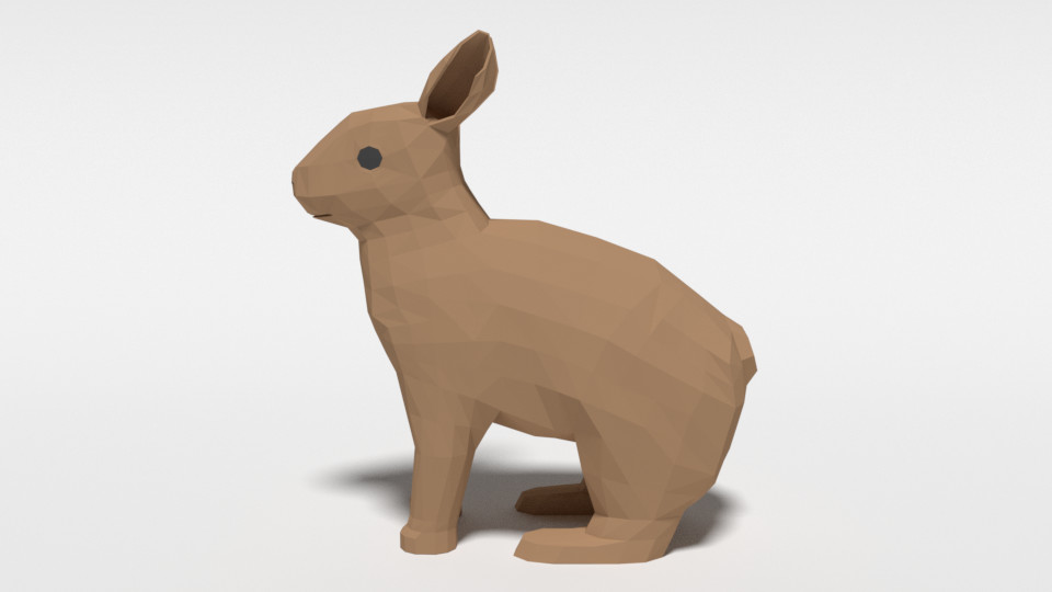 ArtStation - Low Poly Cartoon Rabbit | Resources