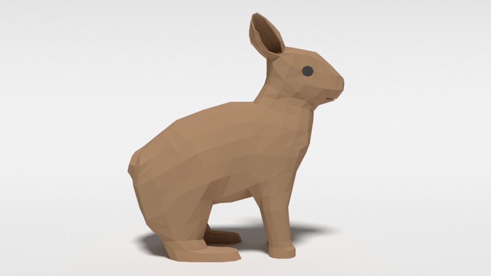 ArtStation - Low Poly Cartoon Rabbit | Resources