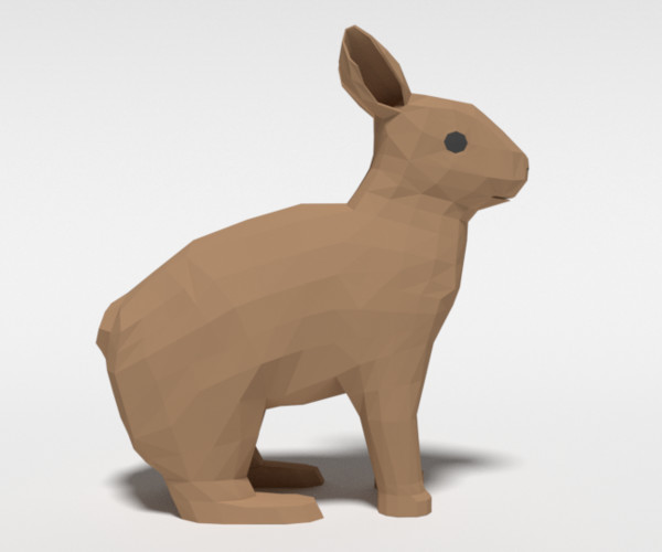 ArtStation - Low Poly Cartoon Rabbit | Resources
