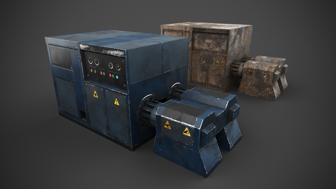 ArtStation - Machinery device | Game Assets