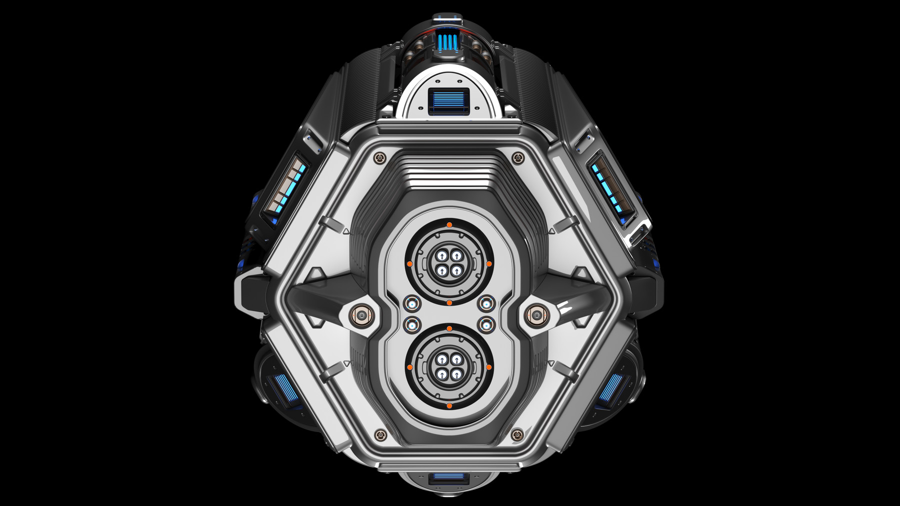 ArtStation - Sci Fi Mega Engine KITBASH 3D model | Resources