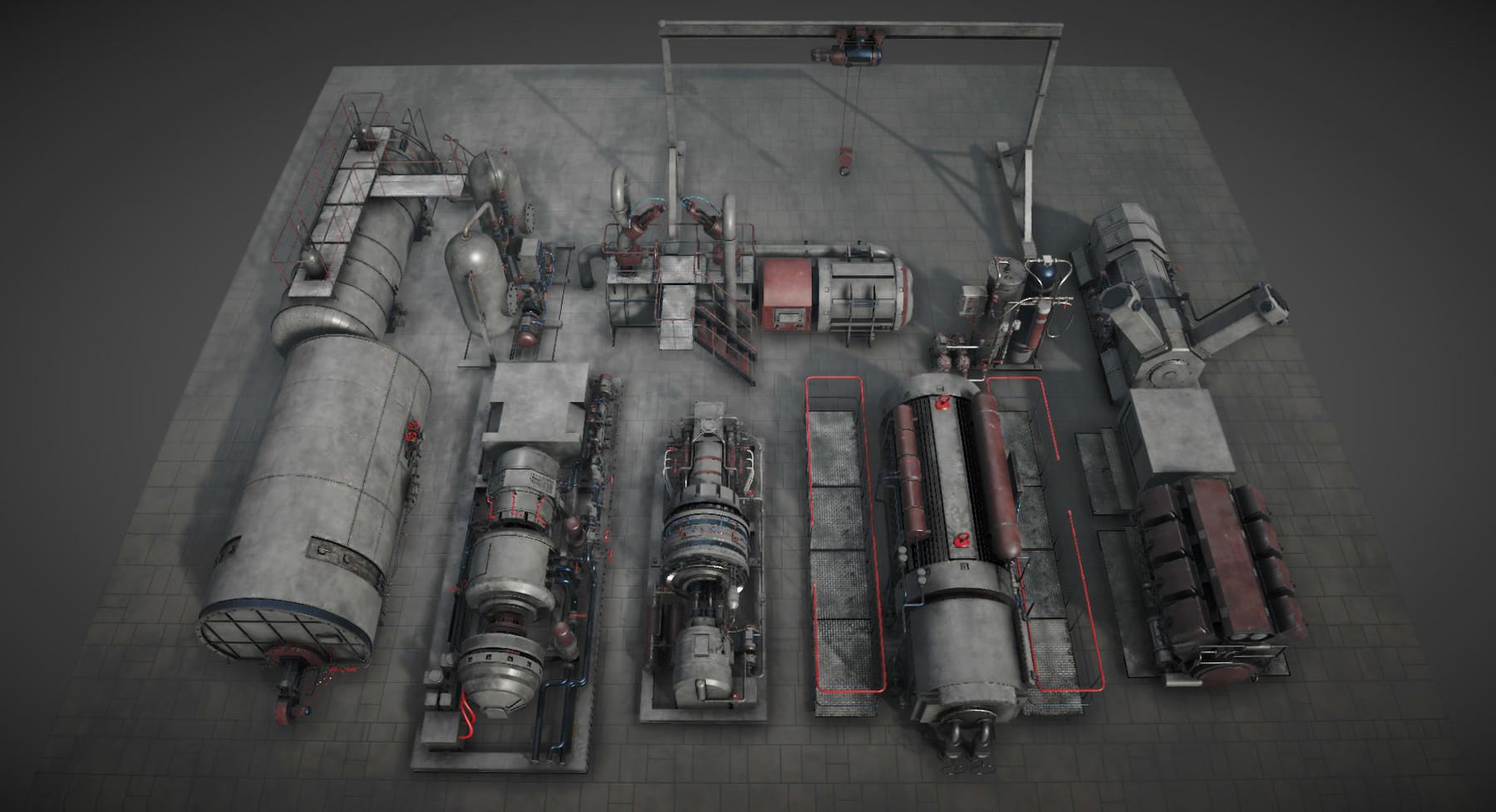 ArtStation - Machinery compartment devices pack for Unity | Game Assets