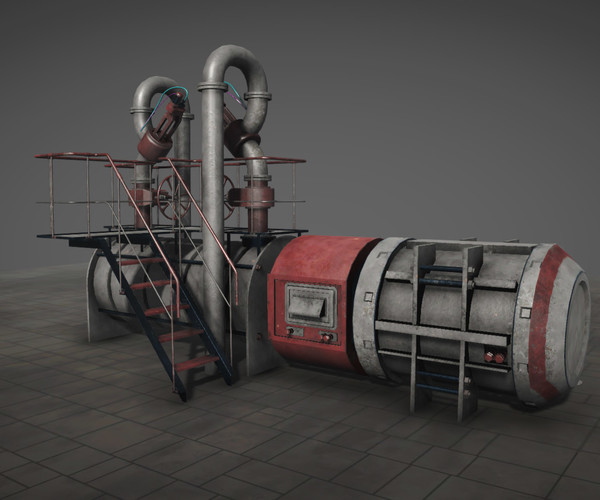 ArtStation - Machinery compartment devices pack for Unity | Game Assets