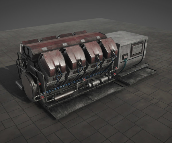 ArtStation - Machinery compartment devices pack for Unity | Game Assets