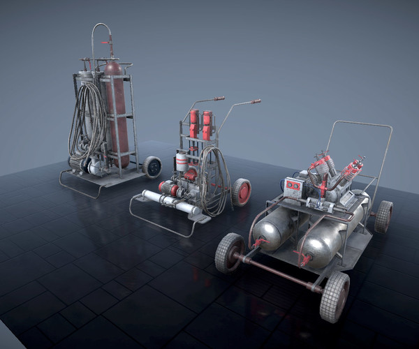 ArtStation - Portable machinery devices pack for Unity | Game Assets