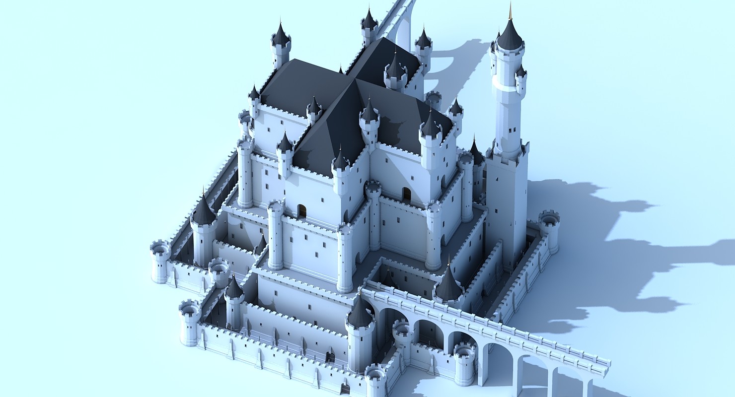 ArtStation - Fantasy Castle 005 | Resources