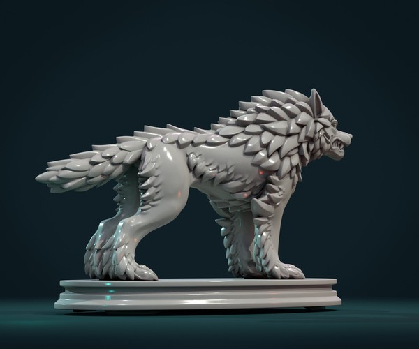 ArtStation - Wolf Sculpture | Resources
