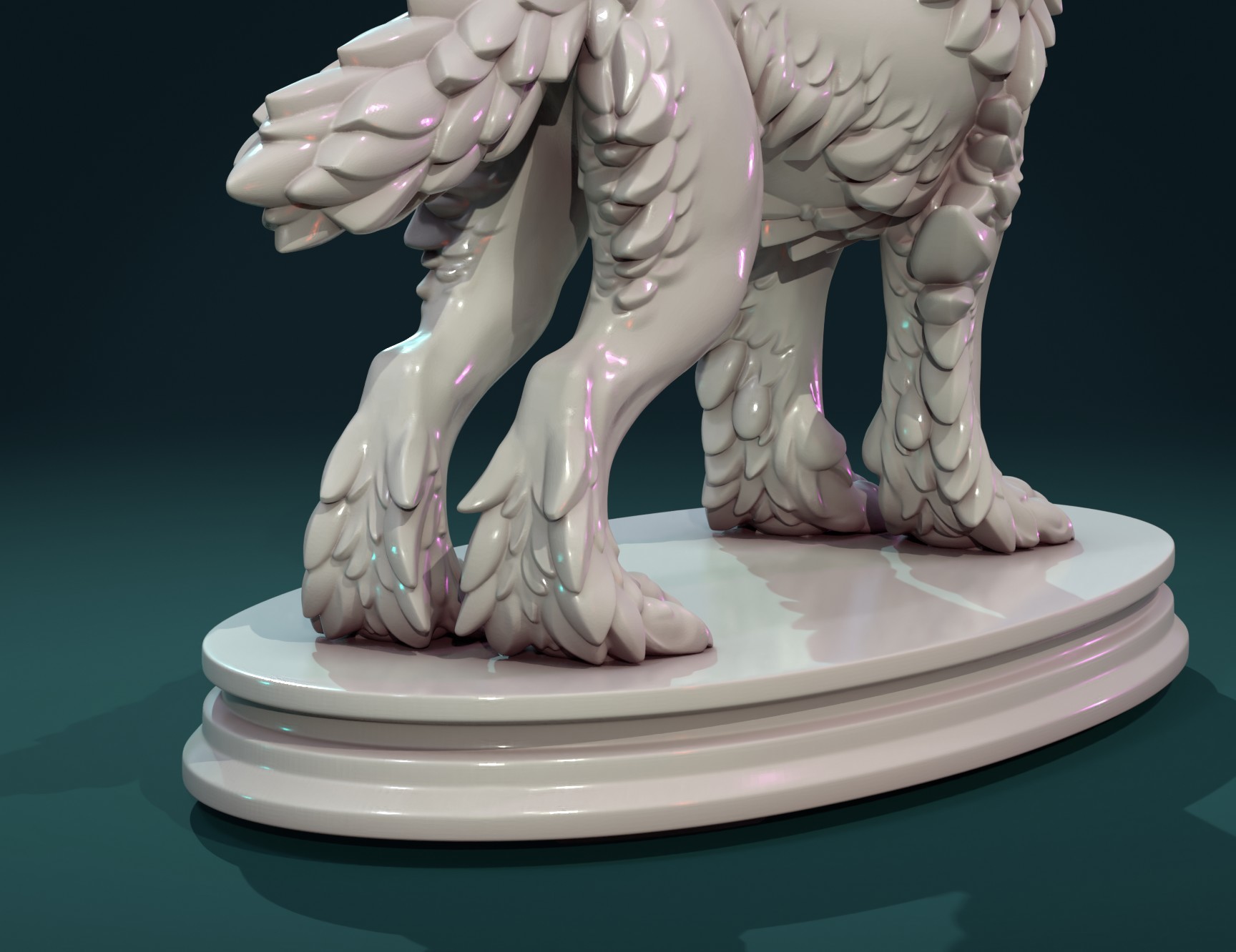 ArtStation - Wolf Sculpture | Resources