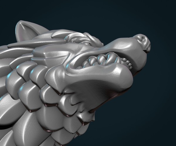 ArtStation - Wolf Sculpture | Resources