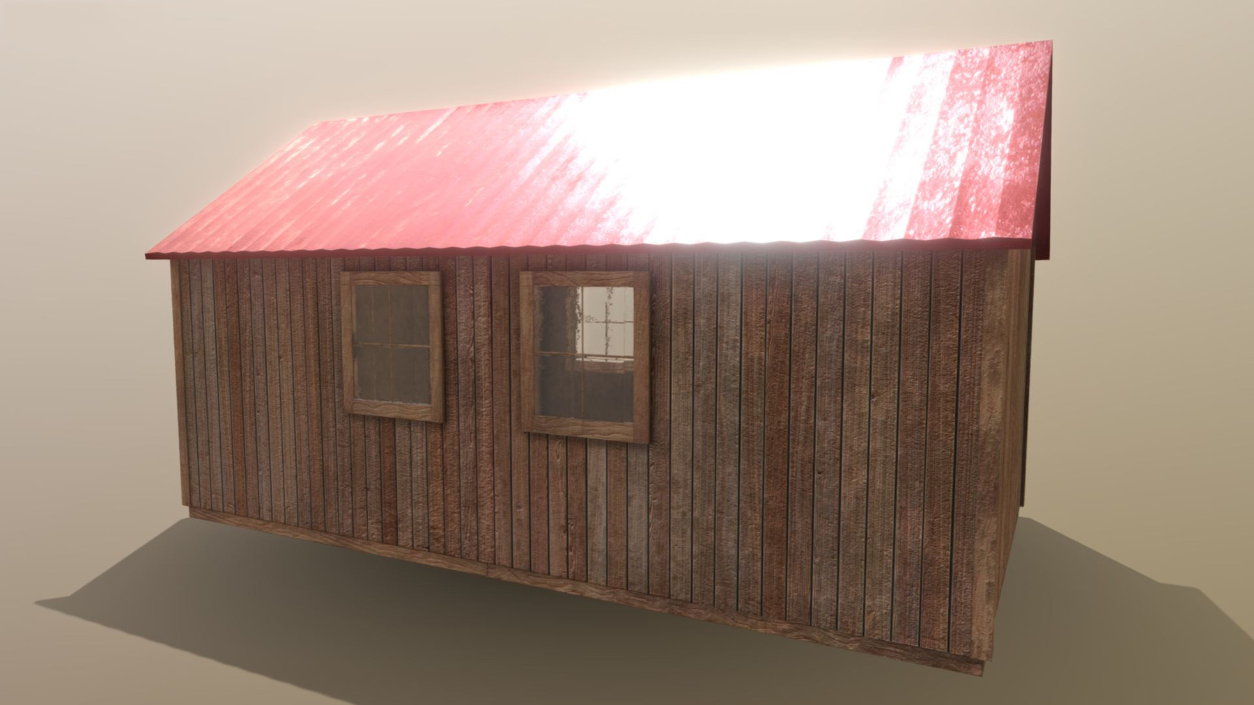 ArtStation - Game Ready Modular Shed | Game Assets