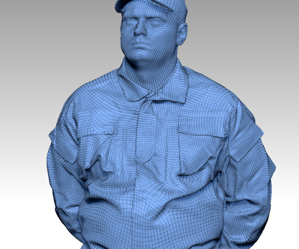 ArtStation - Brave man in military uniform 104 | Resources