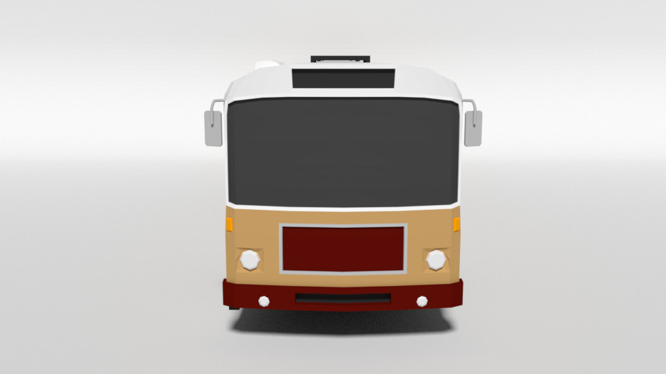 ArtStation - Low Poly Cartoon Retro Bus | Resources
