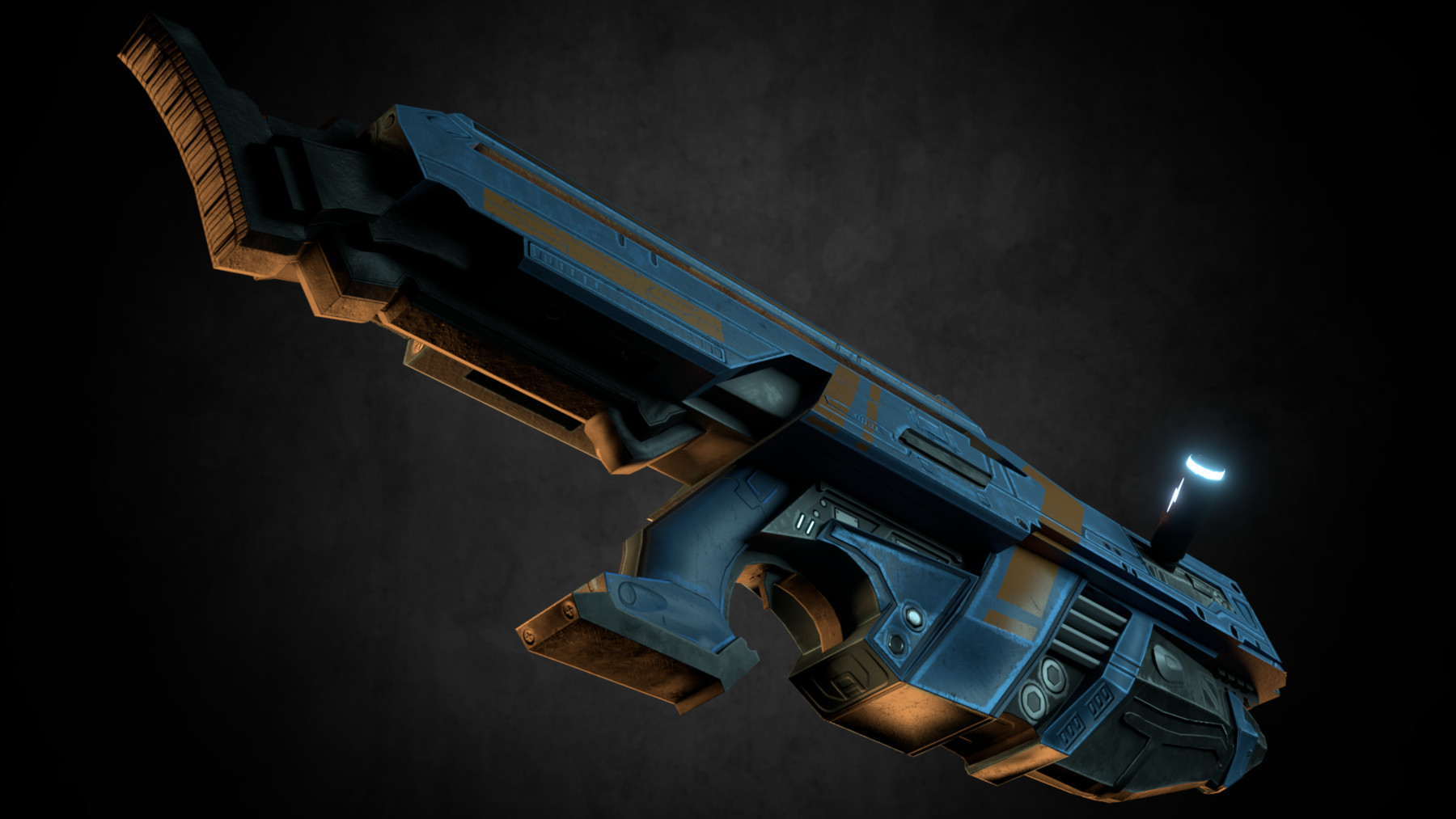 ArtStation - Purger Sci-Fi Rifle | Game Assets